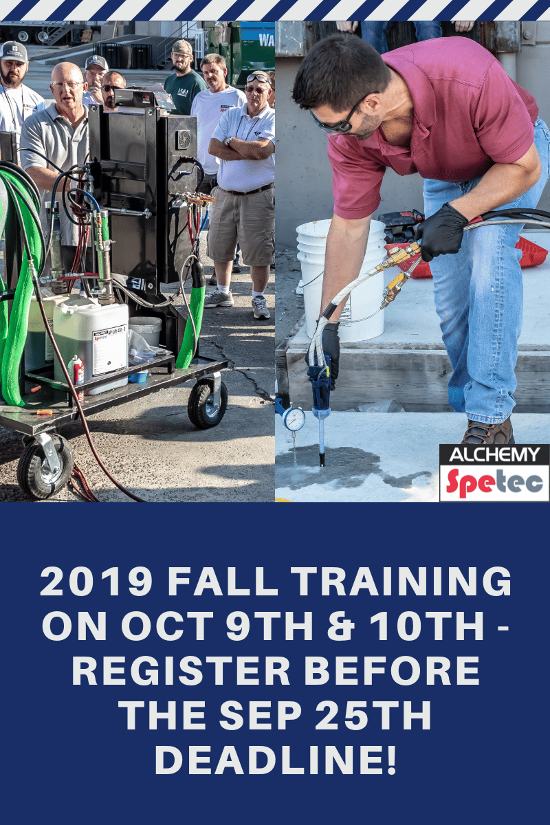 2019 Fall Training on Oct 9th & 10th - Register Before the Sep 25th ...