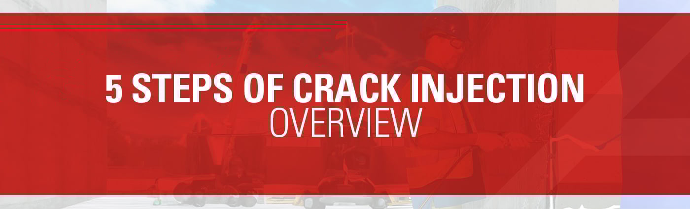 5 Steps of Crack Injection - Sealing Leaks in Concrete
