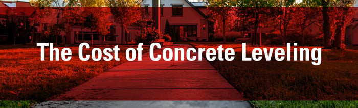 The Cost of Concrete Leveling