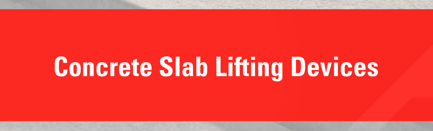 Concrete Slab Lifting Devices