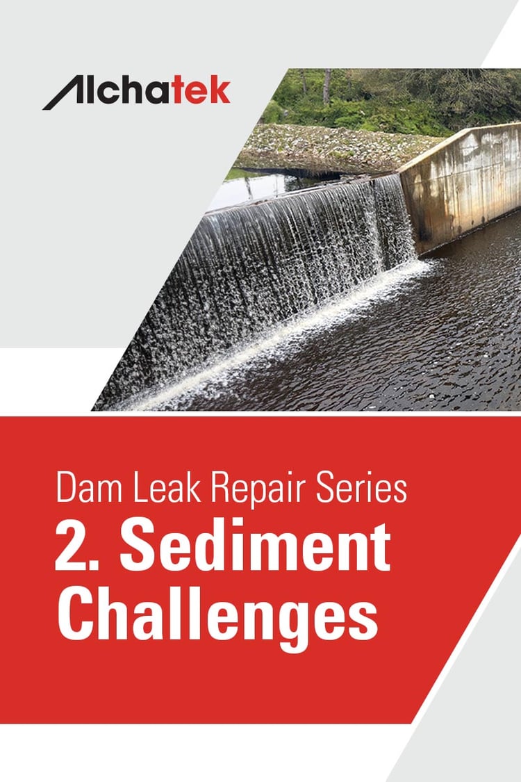 Dam Leak Repair Series - 2. Sediment Challenges