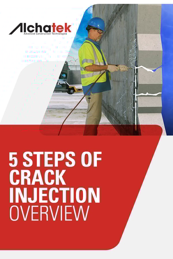 5 Steps of Crack Injection - Sealing Leaks in Concrete