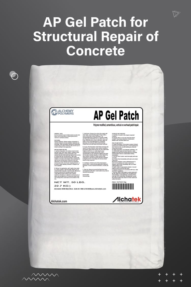 AP Gel Patch for Structural Repair of Deteriorated Concrete