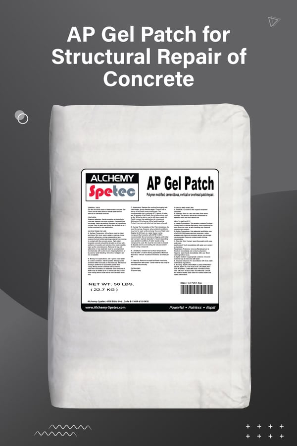 AP Gel Patch for Structural Repair of Concrete