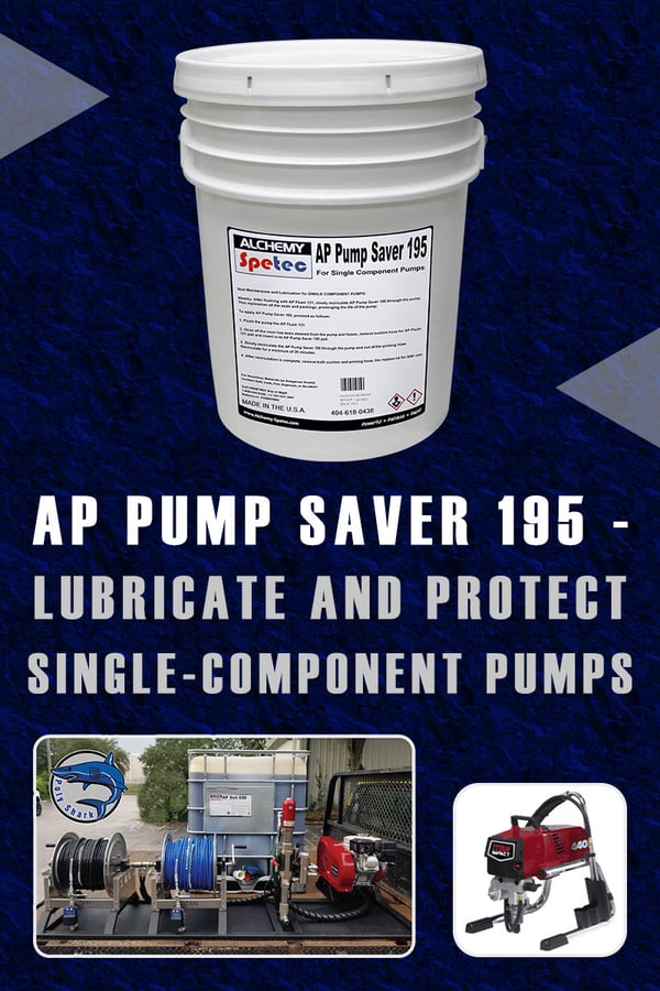 AP Pump Saver 195 - Lubricate and Protect Single Component Pumps