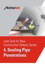Leak Seal for New Construction Defects Series - 4. Sealing Pipe ...