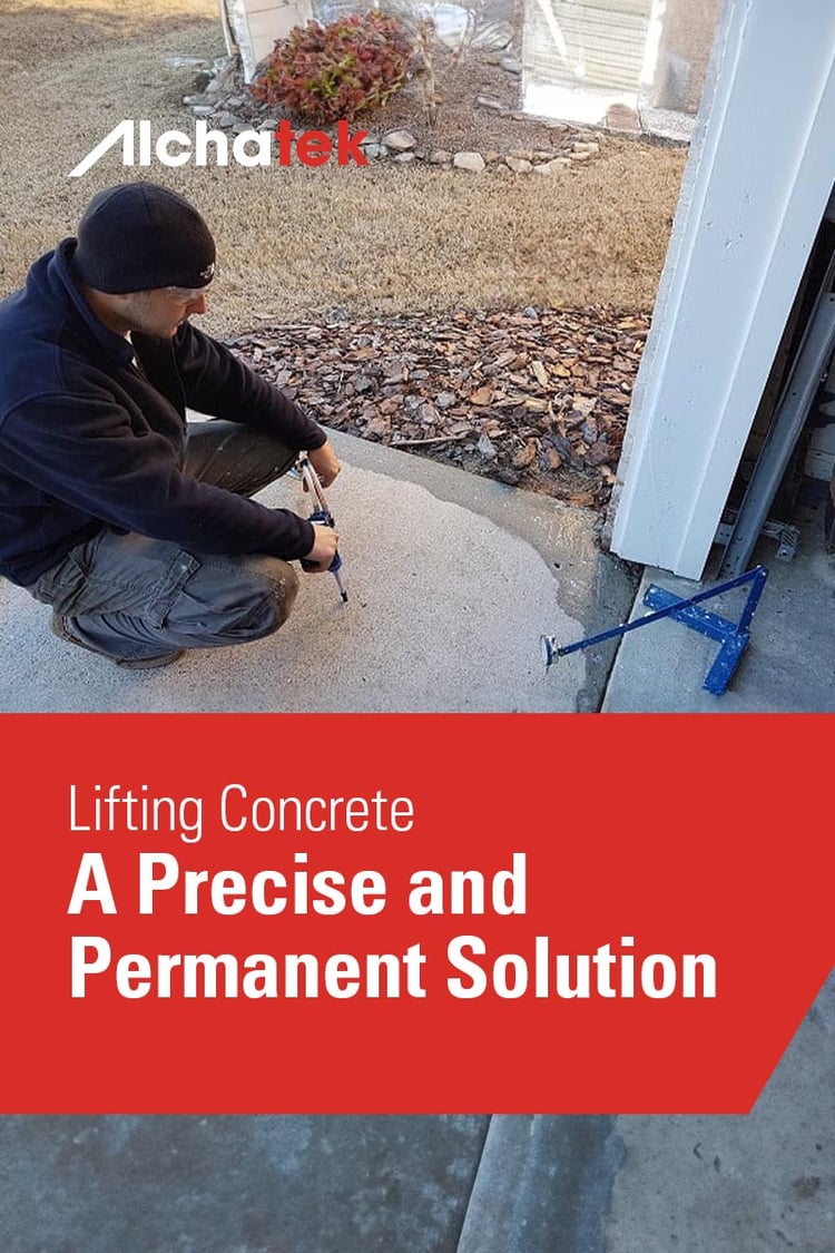 Lifting Concrete - A Precise and Permanent Solution