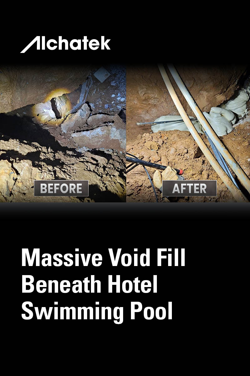 Case Study - Massive Void Fill Beneath Hotel Swimming Pool