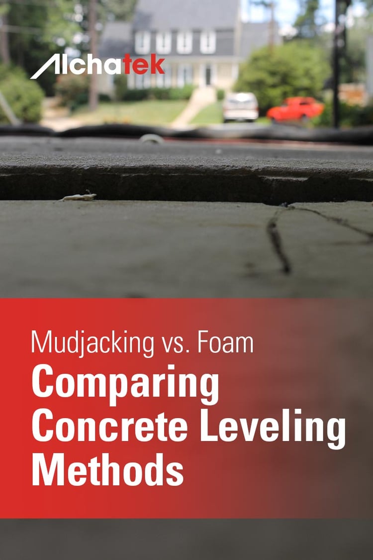 Mudjacking vs. Foam - Concrete Leveling with Polyurethane Foam