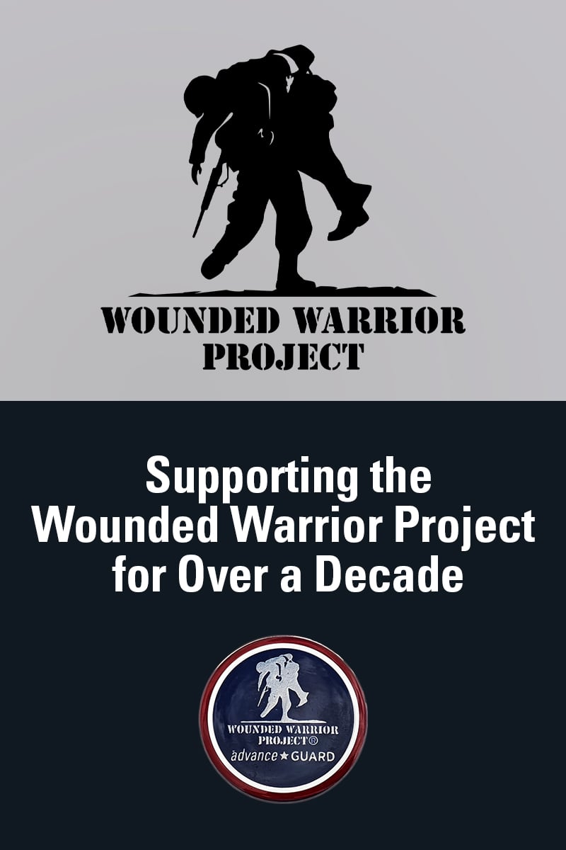 Supporting the Wounded Warrior Project for Over a Decade