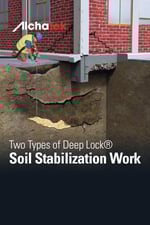 Two Types of Deep Lock® Soil Stabilization Work