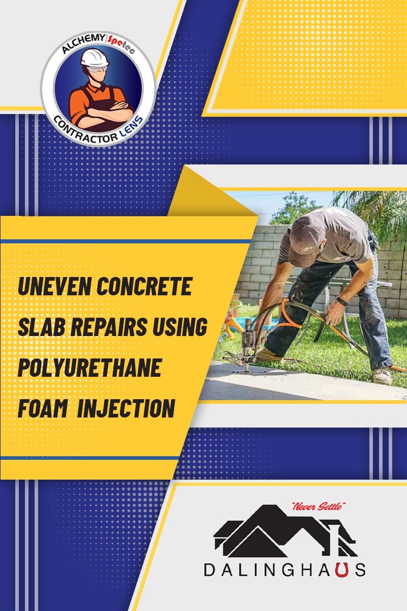 Uneven Concrete Slab Repairs Using Polyurethane Foam Injection
