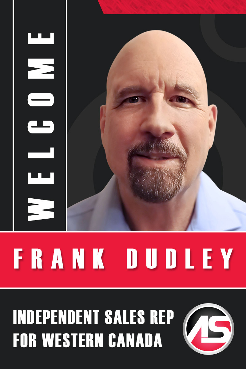 Welcome Frank Dudley - Independent Sales Rep for Western Canada