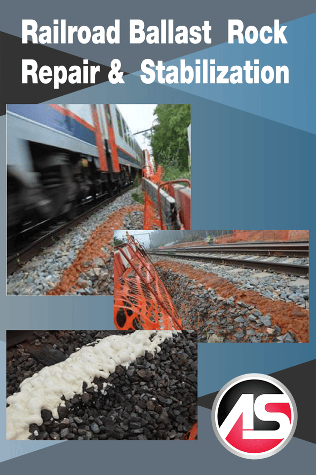 Railroad Ballast Rock Repair & Stabilization