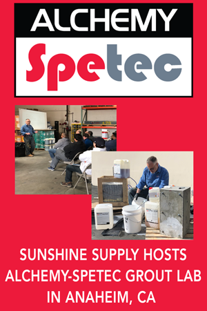 Sunshine Supply Hosts Alchemy-Spetec Grout Lab in Anaheim
