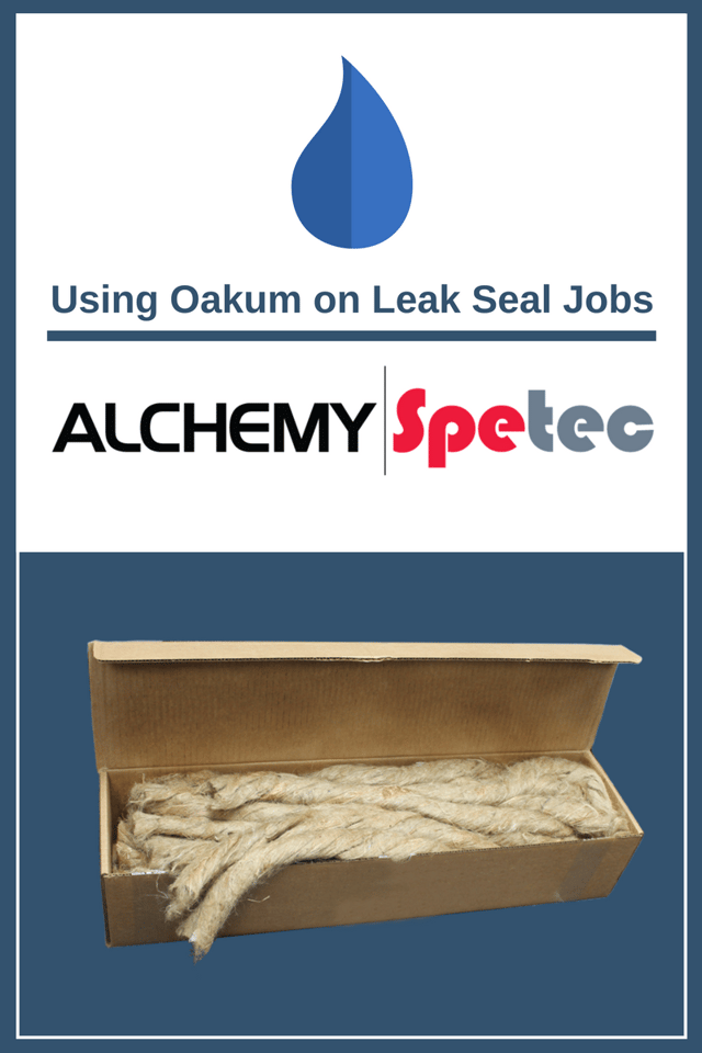 Using Oakum on Leak Seal Jobs