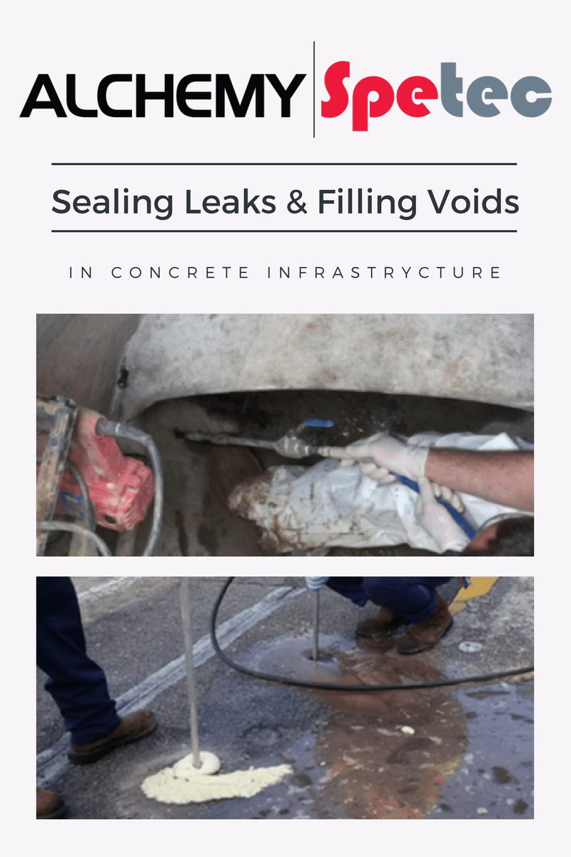 Sealing Leaks & Filling Voids in Concrete Infrastructure