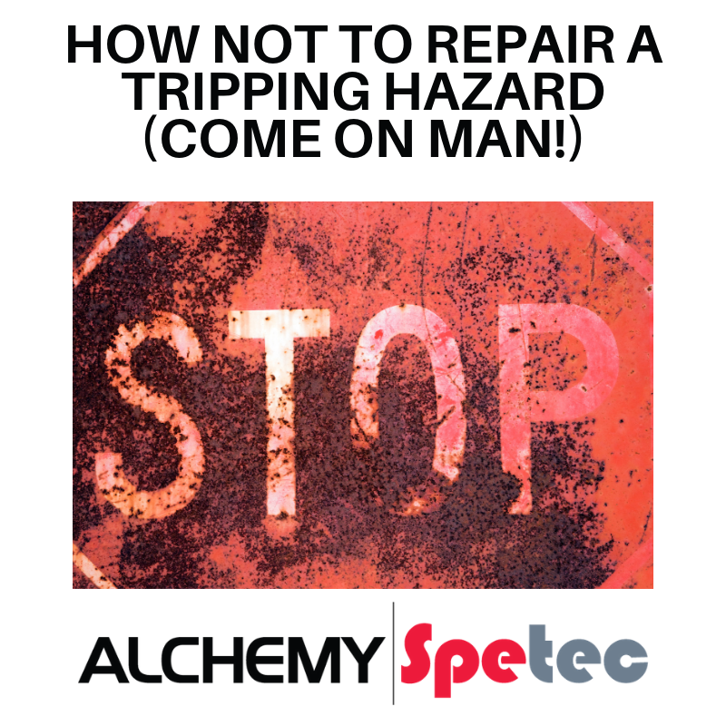 How NOT to Repair a Tripping Hazard (Come On Man!)