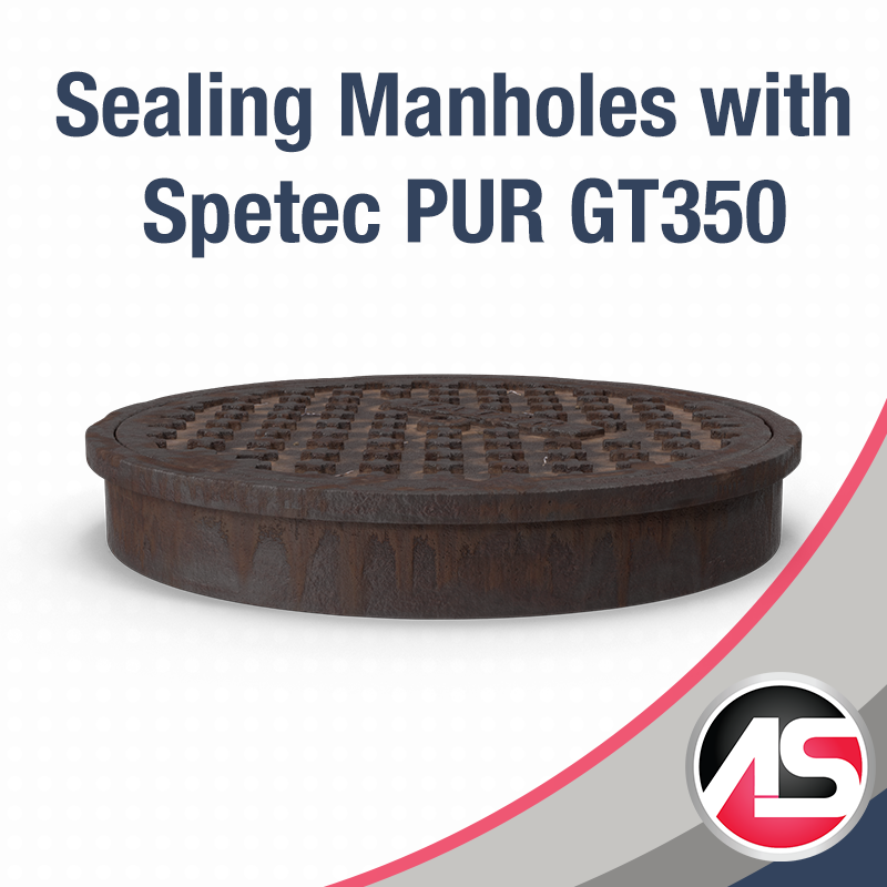 Sealing Manholes with Spetec PUR GT350