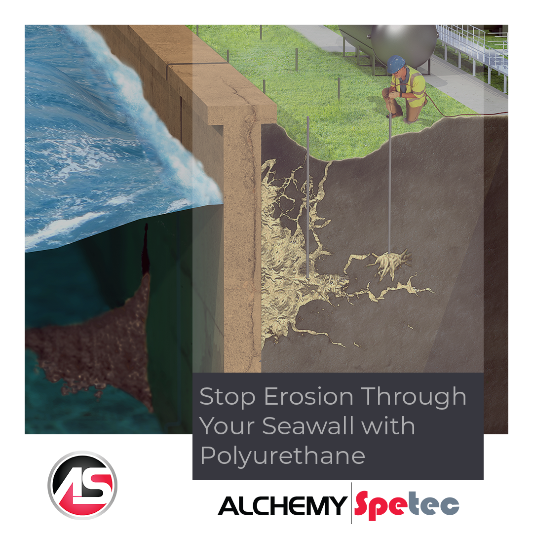 Stop Erosion Through Your Seawall with Polyurethane