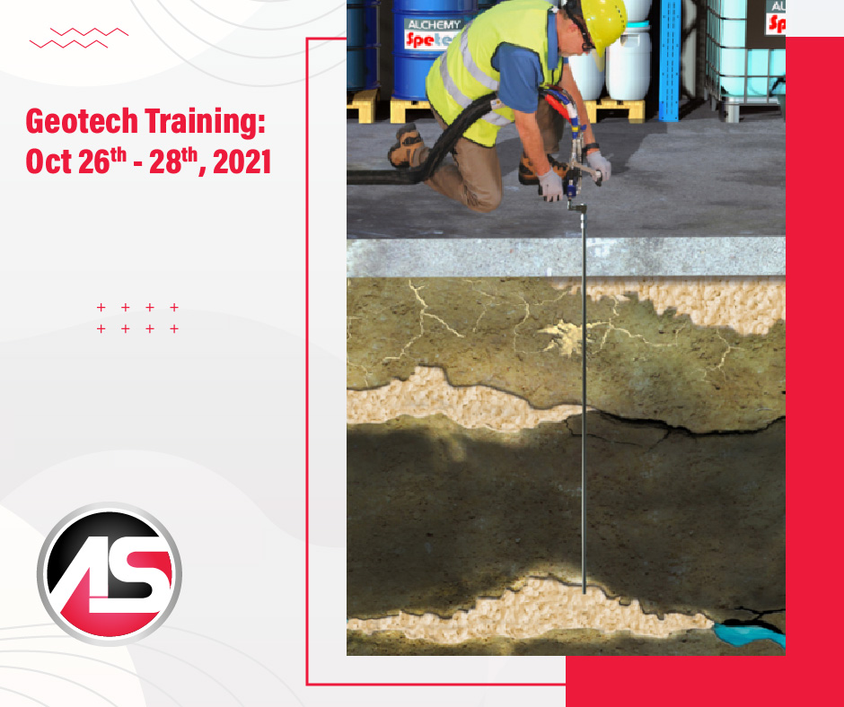 Geotech Training: Oct 26th - 28th, 2021