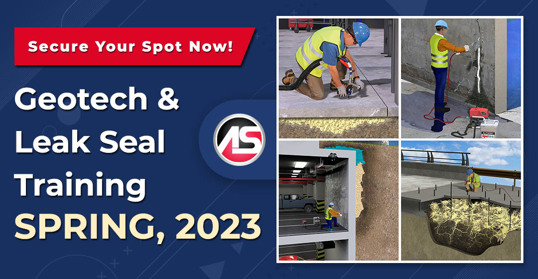 Secure Your Spot Now for Spring Geotech & Leak Seal Training
