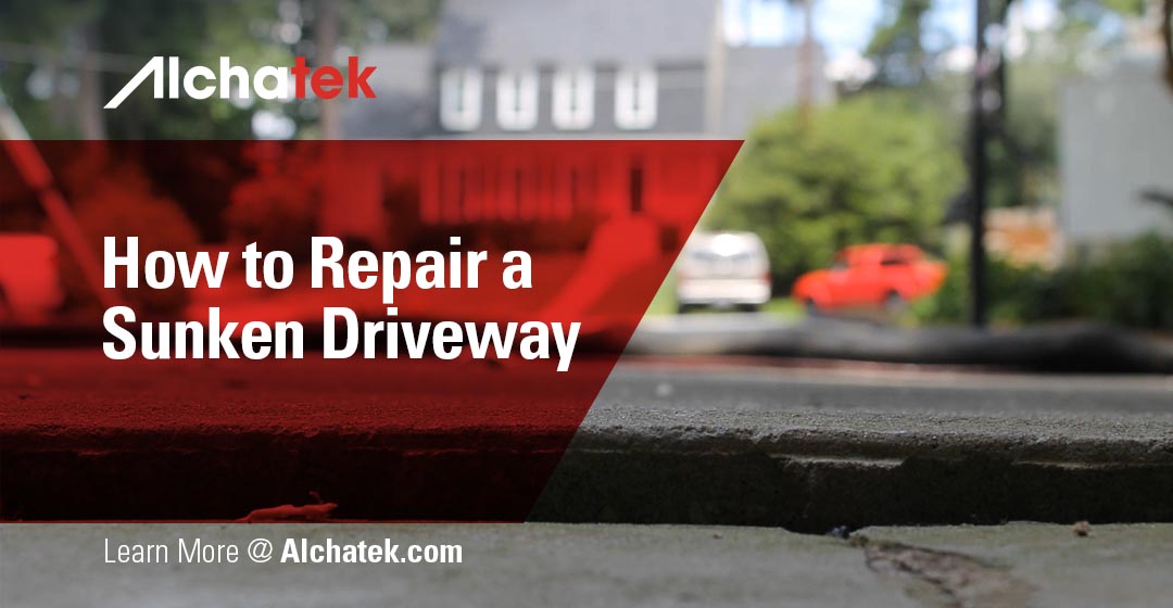 How to Repair a Sunken Driveway