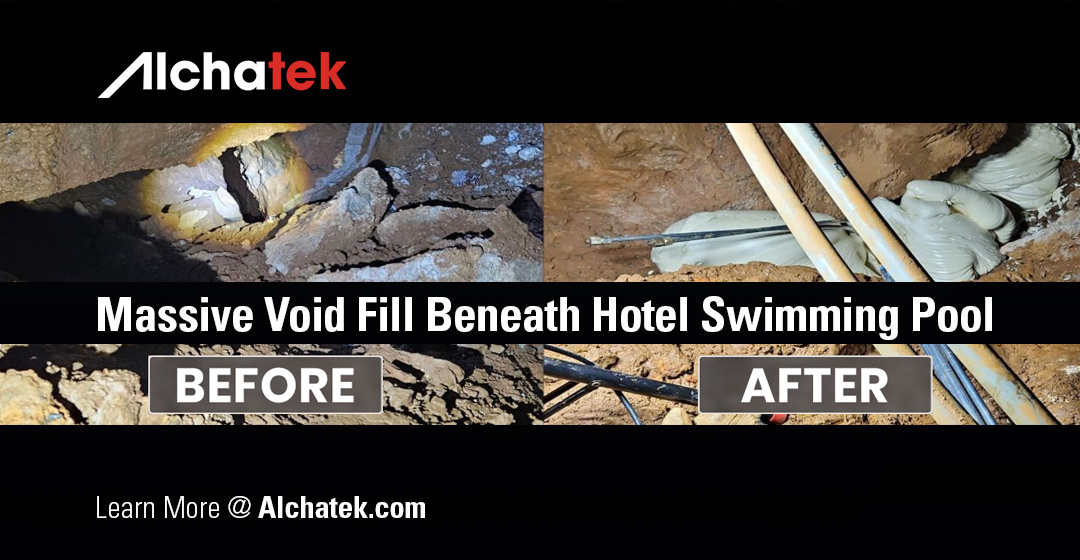 Case Study - Massive Void Fill Beneath Hotel Swimming Pool