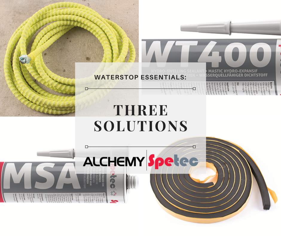 Waterstop Essentials: Three Solutions