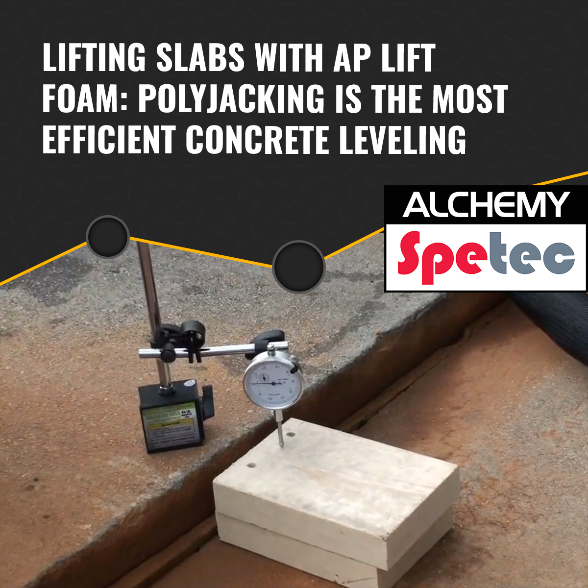 Lifting Slabs with AP Lift Foam: Polyjacking is the Most Efficient ...